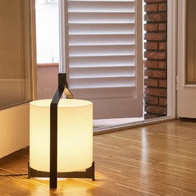 Stolní či podlahová designová lampička Fanal Table / Floor Barevná varianta: Černá / Bílá, Rozměr: ø295 mm x 480 mm