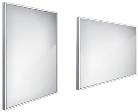 Nimco Zrcadla - Zrcadlo s LED osvětlením, 600x800 mm, hliník ZP 13002
