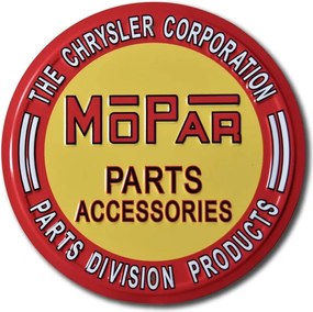 Plechová cedule Mopar Parts Accessories 30 cm