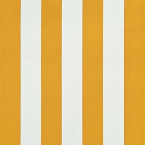 vidaXL Zatahovací markýza s LED světlem 250 x 150 cm [145910] Barva: oranžová a hnědá