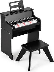 Costway 25 Keys Mini Digital Piano se stoličkou Dětské piano