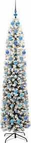 Umělý vánoční stromeček Zelená 210 cm PVC, ocel a plast 3395038