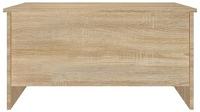 Konferenční stolek dub sonoma 80x55,5x41,5 cm kompozitní dřevo - Default Title