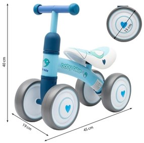 Dětské odrážedlo Baby Mix Baby Bike Fruit green