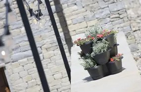 PROSPERPLAST RESPANA TRIO Květináč na bylinky antracit