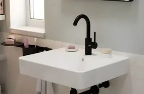 Hansgrohe Umyvadlová baterie s výpustí CoolStart matná černá / Umyvadl