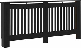 Kryt radiátoru 2 ks Černá 172 x 19 x 81,5 cm Kompozitní dřevo 3403235