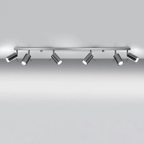 Sollux Lighting Stropní svítidlo RING 6L chrom