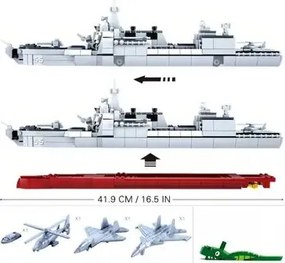 Sluban Model Bricks M38-B0700 Torpédový člun / LEGO - kompatibilní / P