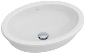 Villeroy & Boch Loop&Friends - Umyvadlo vestavné 570x410 mm, bez otvoru pro baterii, bílá 61552001