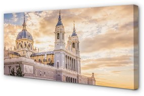 Obrazy na plátně Španělsko Cathedral při západu slunce 120x60 cm