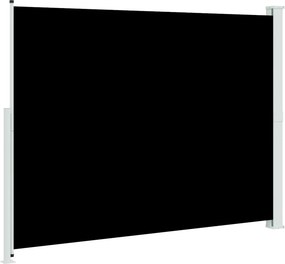 Zatahovací boční markýza 220 x 314 cm černá 313423