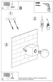 Stropní svítidlo Ariz, betonové tělo svítidla