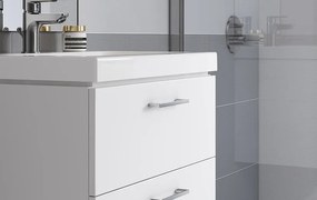 Koupelnová skříňka s umyvadlem CERSANIT - SET 809 LARA COMO 80 - BÍLÁ DSM (S801-149-DSM)