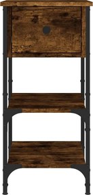 vidaXL Noční stolky 2 ks 34 x 36 x 70 cm kompozitní dřevo [825978] Barva: dub sonoma