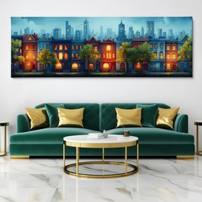 Obraz na plátně - Na předměstí Bostonu FeelHappy.cz Velikost obrazu: 120 x 40 cm