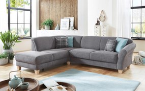 XXXLutz ROHOVÁ SEDAČKA, textil, šedá Sit & More - Sedací soupravy - 000144005330