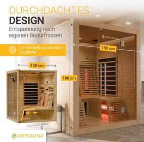 Artsauna Infrasauna Helsinki 150