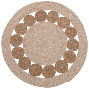 Koberec Ivana, (fi) 80 cm, béžová/hnědá