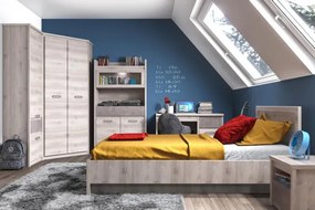 Postel s úložným prostorem, 140x200, kaštan nairobi, JESI NEW Kondela 0000408047