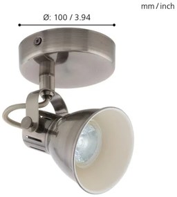 Eglo 96552 - LED Bodové svítidlo SERAS 1xGU10/3,3W/230V