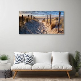 Obraz na plátně Stezka Moře Krajina 120x60 cm