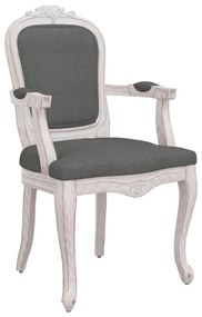 344458 vidaXL Jídelní židle tmavě šedá 62 x 59,5 x 100,5 cm textil