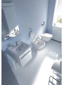 Duravit Starck 3 - závěsný bidet 36x54 cm + Wondergliss 22301500001