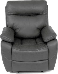 Polohovací křeslo šedé, elektrické TV-4094 GREY3