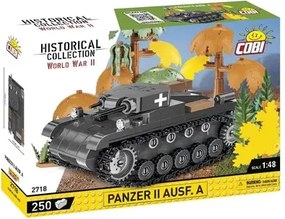 COBI 2718 World War II Lehký tank PANZER II AUSF. A / 1:48 / 250 koste