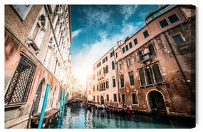 Obraz Slunečné Benátky Nedostatek Nedostatek Přírodní plátno 30x20