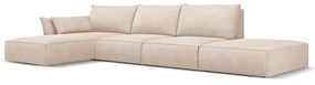 Béžová rohová pohovka (levý roh) Vanda – Mazzini Sofas