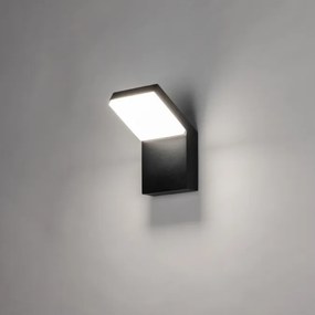 Nástěnné venkovní LED svítidlo Malaga Black