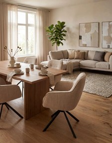 Otočná jídelní židle Avola (51140004), béžová