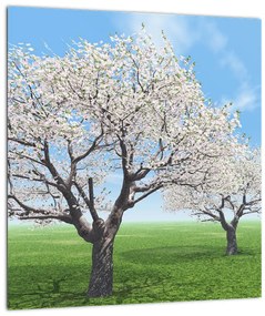 Obraz stromů (30x30 cm)