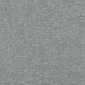 2místná pohovka s polštáři světle šedá 140 cm textil 3200845