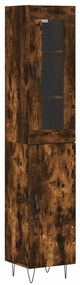 Skříň highboard kouřový dub 34,5 x 34 x 180 cm kompozitní dřevo - Default Title