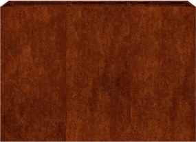 vidaXL Truhlík rezavá 120x40x80 cm [860721] Barva: antracitová
