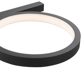 Moderní závěsné svítidlo černé včetně LED 3-stupňové stmívatelné 3-světlo - Vivé
