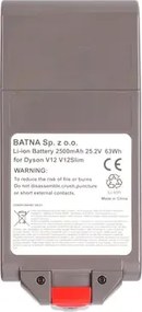 Extralink baterie pro vysavač Dyson V12 2500 mAh / Li-ion / 25,2 V / B