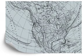 Fototapeta Stará Mapa Hladký vinyl 368x254