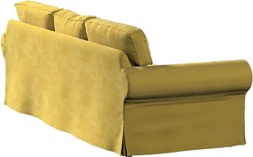 Potah na pohovku IKEA  Ektorp 3-místná, rozkládací STARÝ MODEL PIXBO barva zelená látka lesklé, sametová
