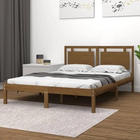 vidaXL Rám postele masivní dřevo 120 x 200 cm [3105532] Barva: medová hnědá