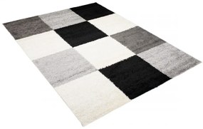 Kusový koberec shaggy Popyna šedý 160x220cm