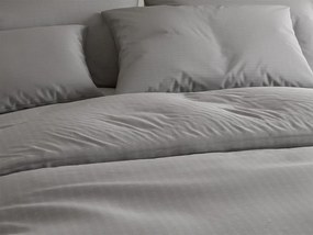 Krepové povlečení DENYX BLEND šedé, zip Rozměr povlečení: 70 x 90 cm | 140 x 220 cm
