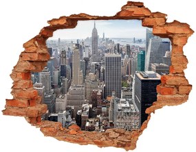 Wallmuralia Fototapeta díra na zeď 3D New York 90x70 cm