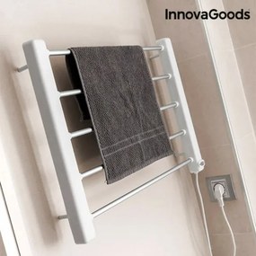 Elektrický nástěnný sušák ručníků InnovaGoods 65 W šedobílý (5 tyčí)