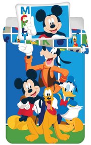 Jerry Fabrics Povlečení do postýlky Mickey and Friends baby 100x135, 40x60 cm