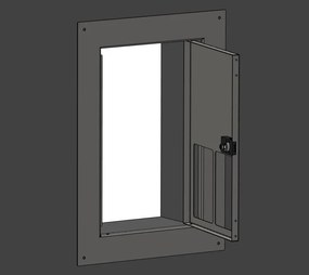 Poštovní schránka do sloupku dvířka - západka Rozměr otvoru pro usazení: Standardní - (v.370 - 445) x (š. 241 - 315)