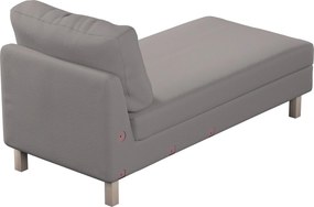 Potah na šezlong IKEA Karlstad samostatný, krátký barva béžová látka pletený vzor